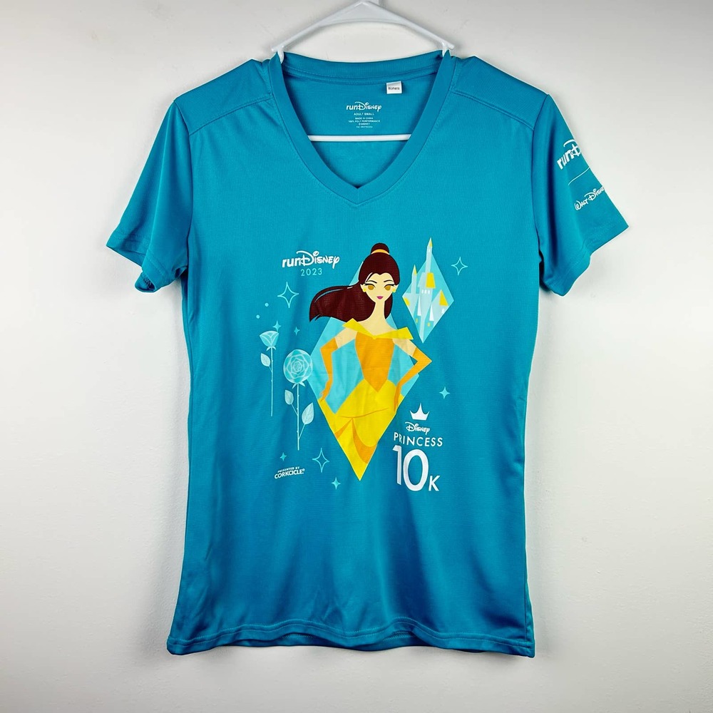 Run Disney 2023 Princess Fairy Tale Challenge 10k Tee… - Gem